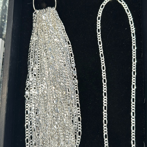 Accessories | Figaro Chain 15 Thickness Sterling Silver Sizes 2028 ...
